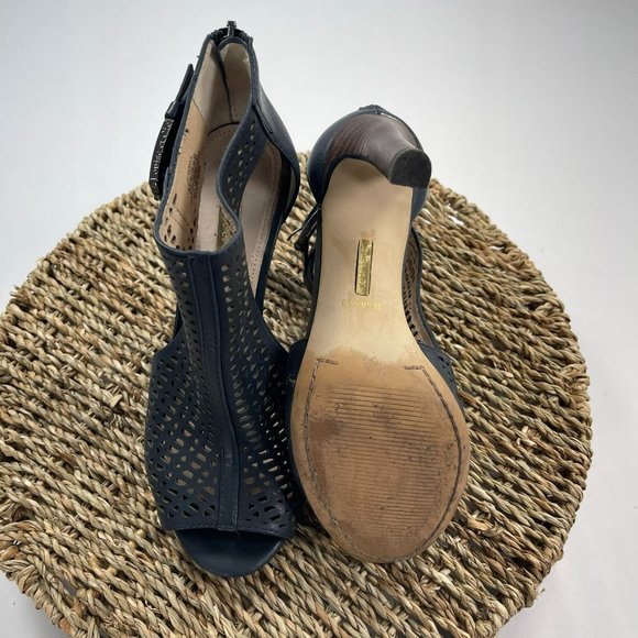 Louise et Cie | Shoes | Louise Et Cie Stiletto Cage Booties Slate Blue ...